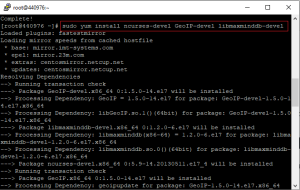 How to Installing GoAccess on a Centos 7?