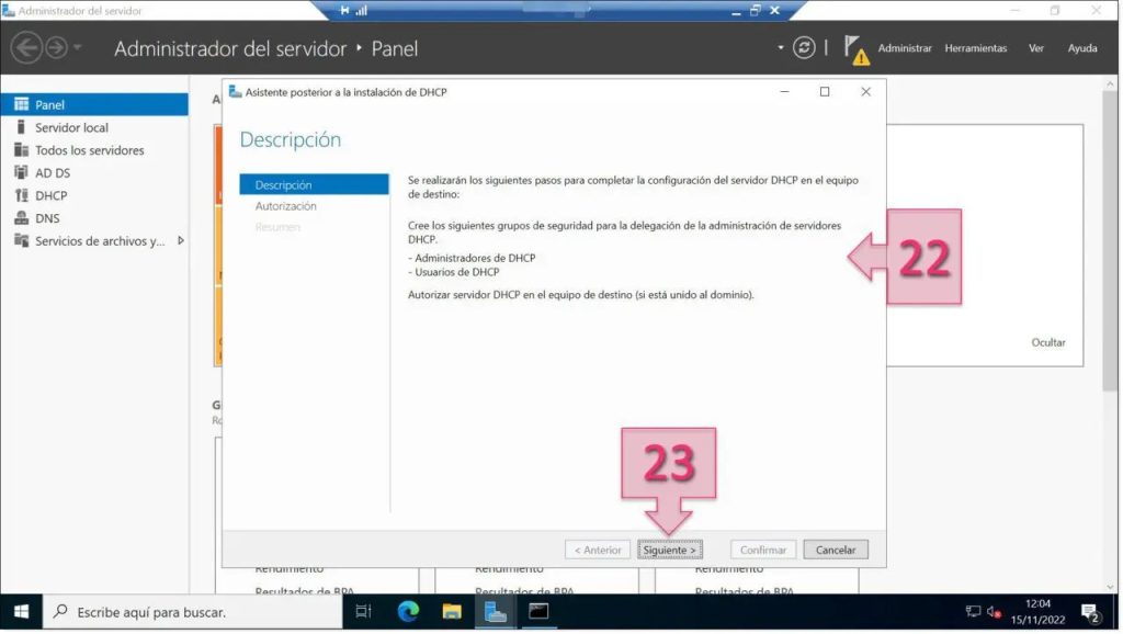 Install And Configure Dhcp Server Windows Server 2022