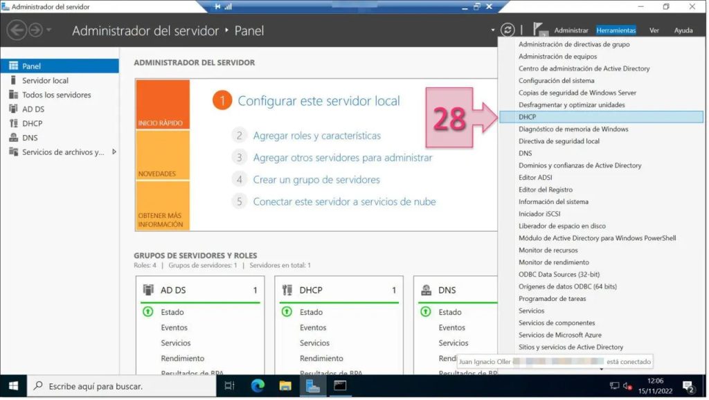 Install and Configure DHCP Server (Windows Server 2022)